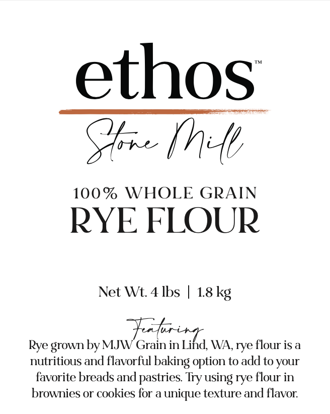 Fresh Milled Rye Flour from the Pacific Northwest | Ethos Stone Mill
